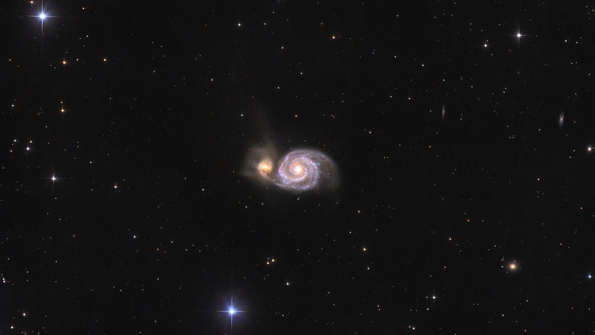 Messier 51 - Kooperation - Spektrum der Wissenschaft