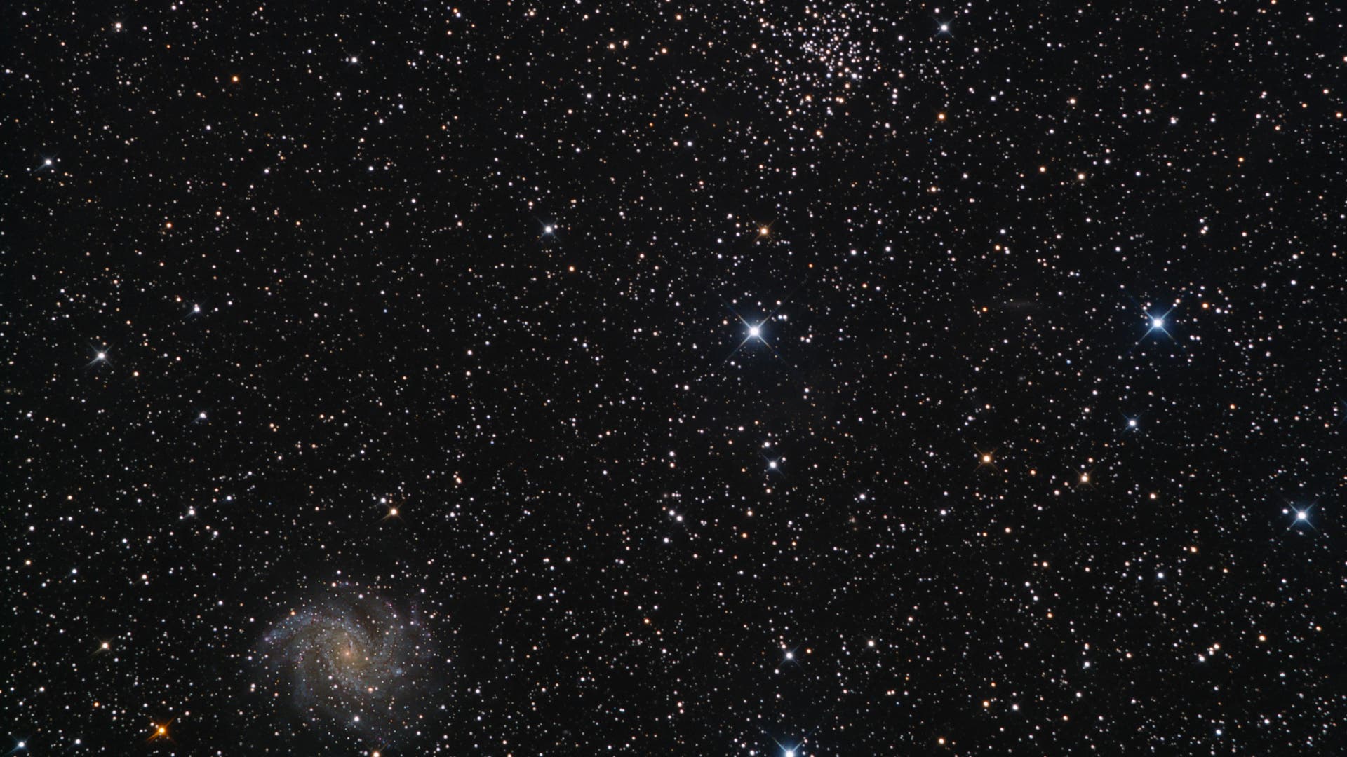 NGC 6939 und NGC 6946 - grundverschiedene Zwillinge - Spektrum der ...