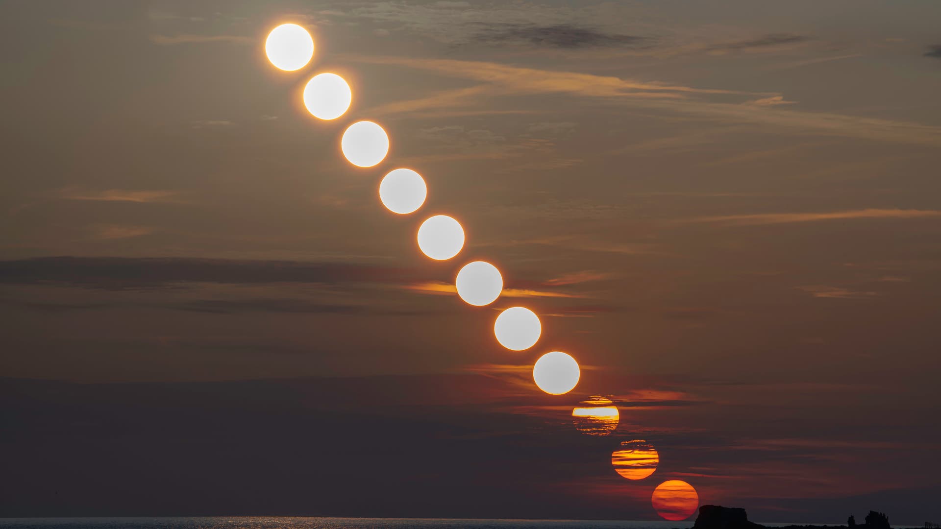 Setting sun - Spektrum der Wissenschaft