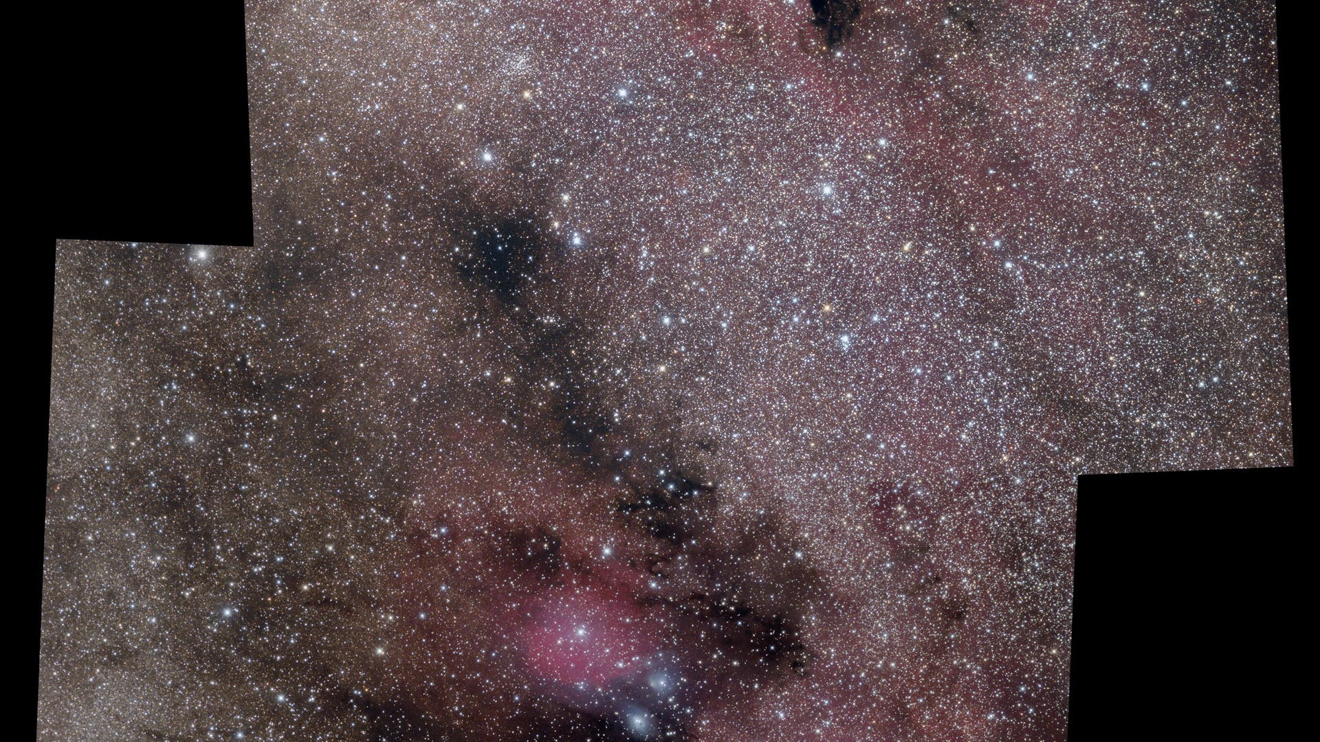 Die Kleine Sagittarius-Sternwolke M24 und der Emissionsnebel IC 1284 ...