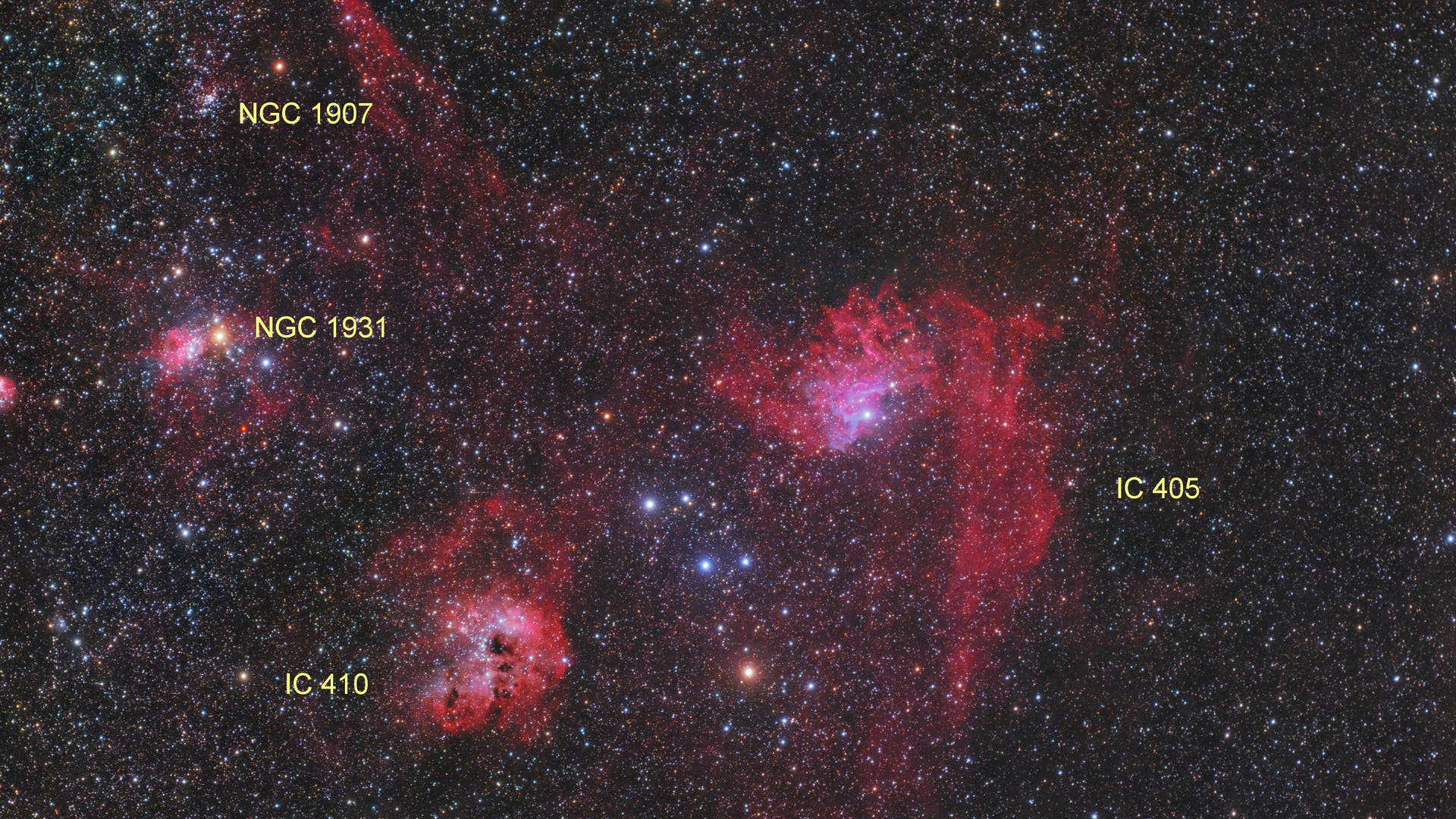 IC 405 und IC 410 (2) - Spektrum der Wissenschaft