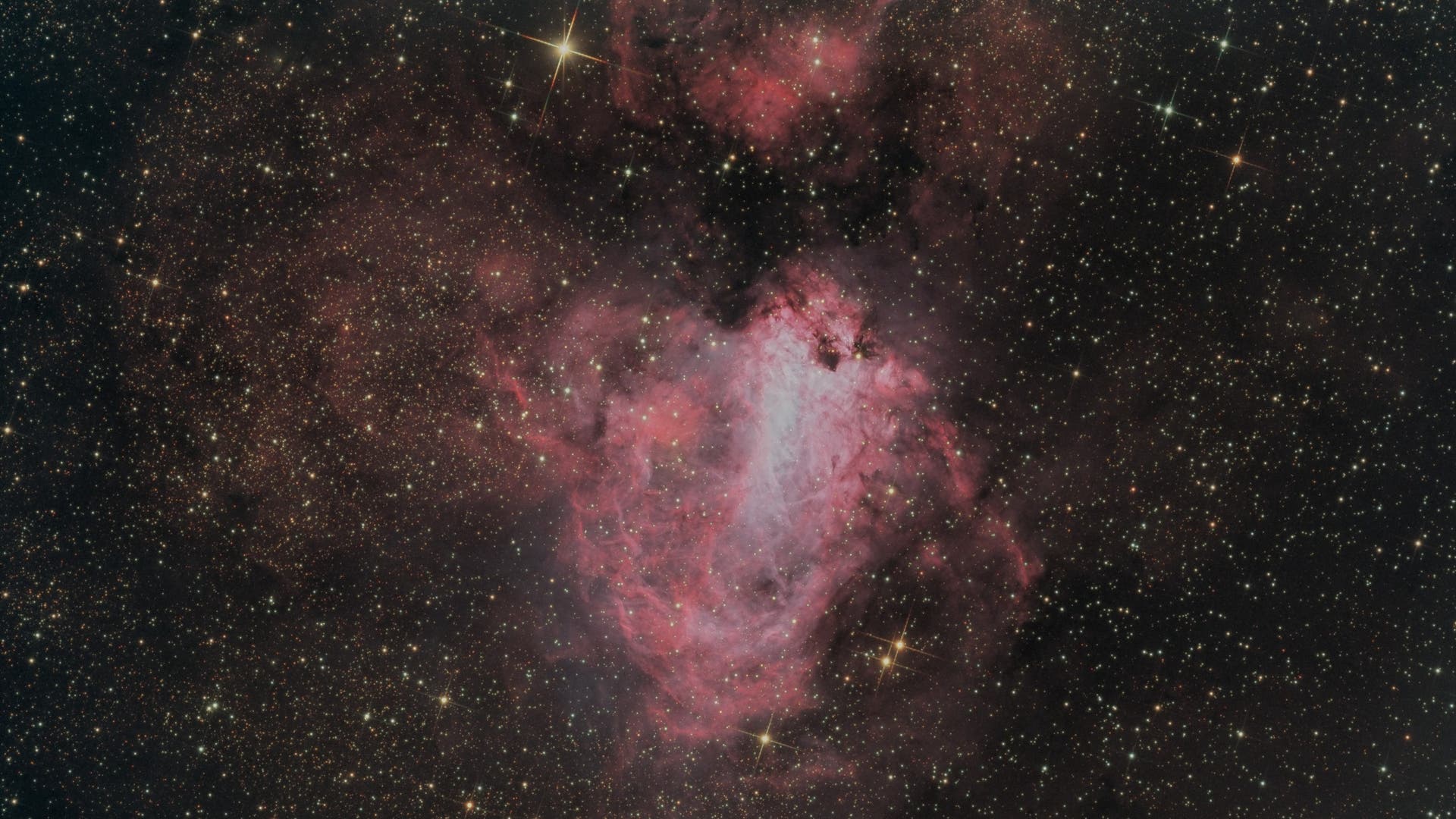 Messier 17 im Schützen - Spektrum der Wissenschaft