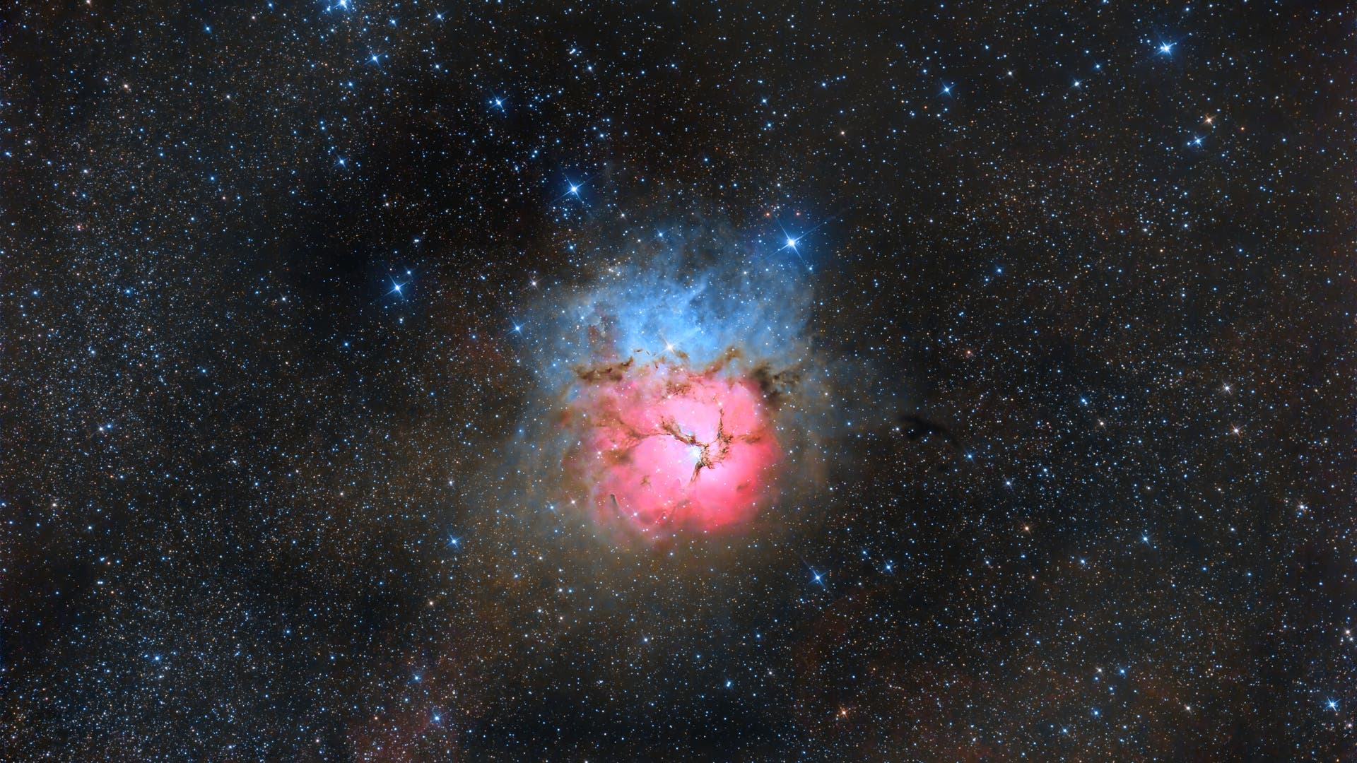 Trifid-Nebel - Spektrum der Wissenschaft
