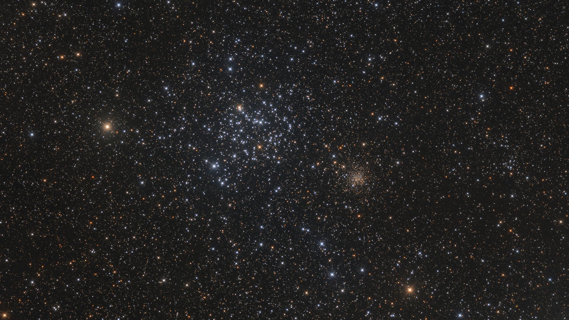 Messier 35 & NGC 2158 - Spektrum der Wissenschaft