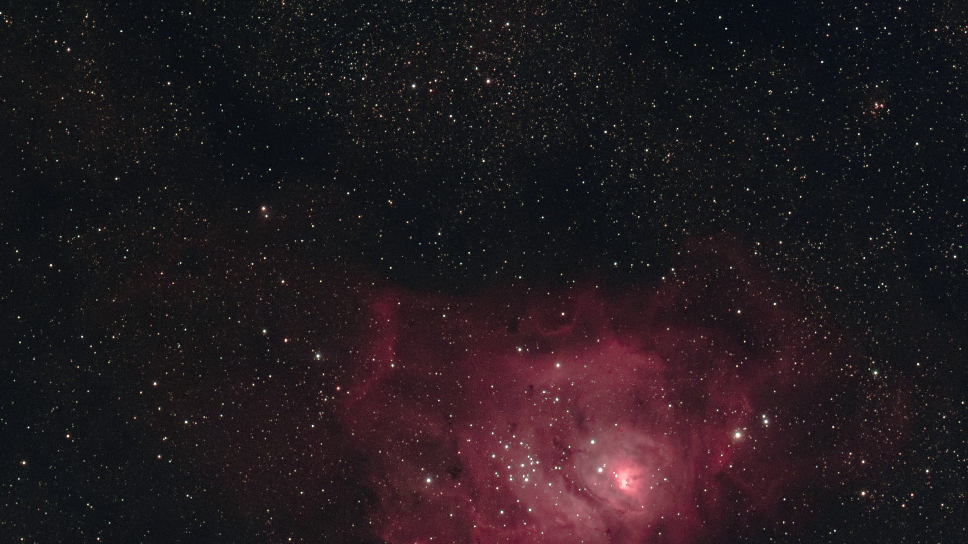 Lagunennebel, Trifidnebel, Kugelsternhaufen NGC 6544 - Spektrum der ...