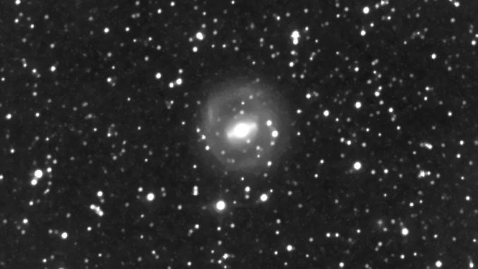 NGC 2217 - lentikuläre Ringgalaxie, kontrastverstärkt - Spektrum der ...