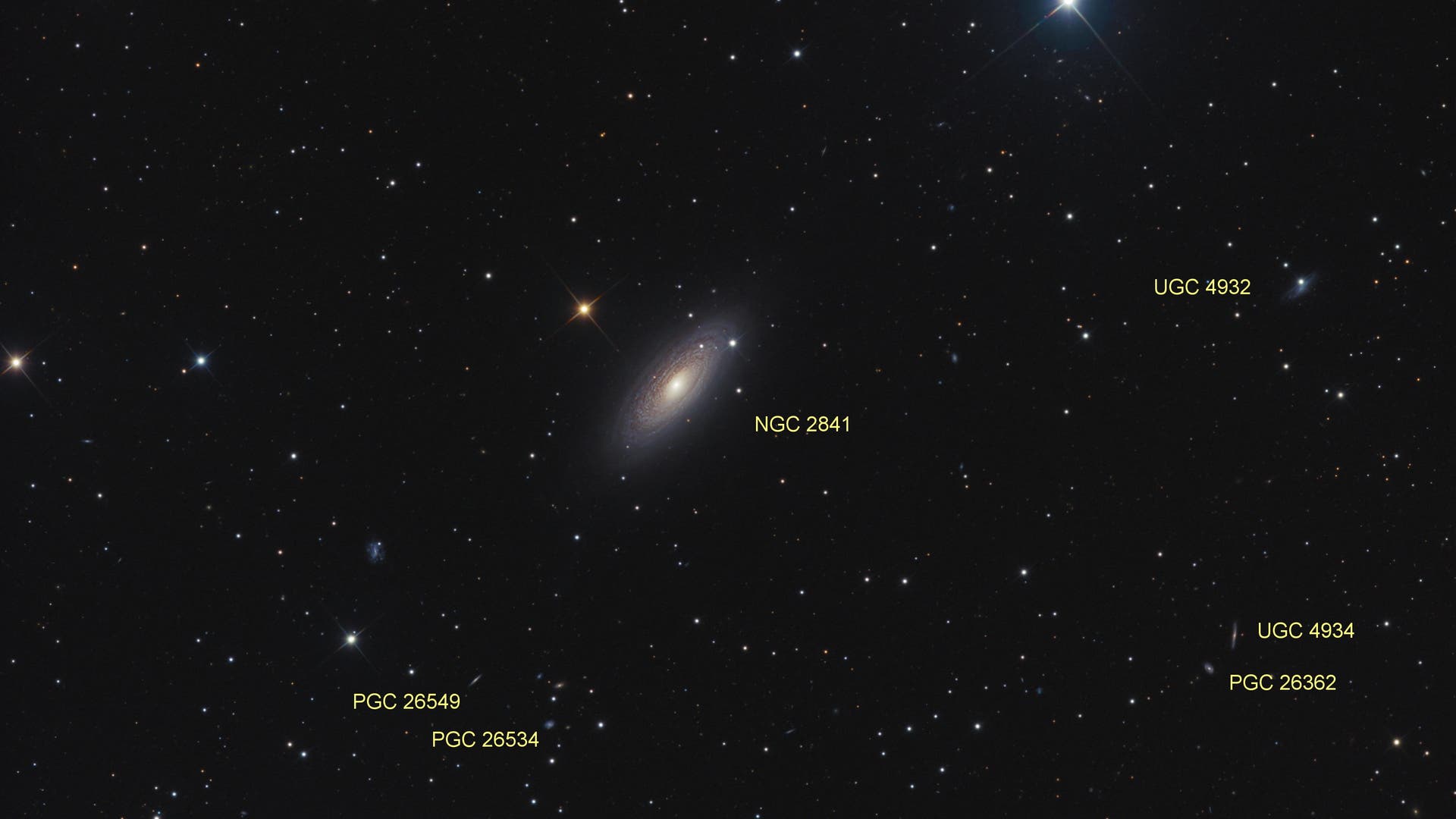 NGC 2841 (Objekte) - Spektrum der Wissenschaft