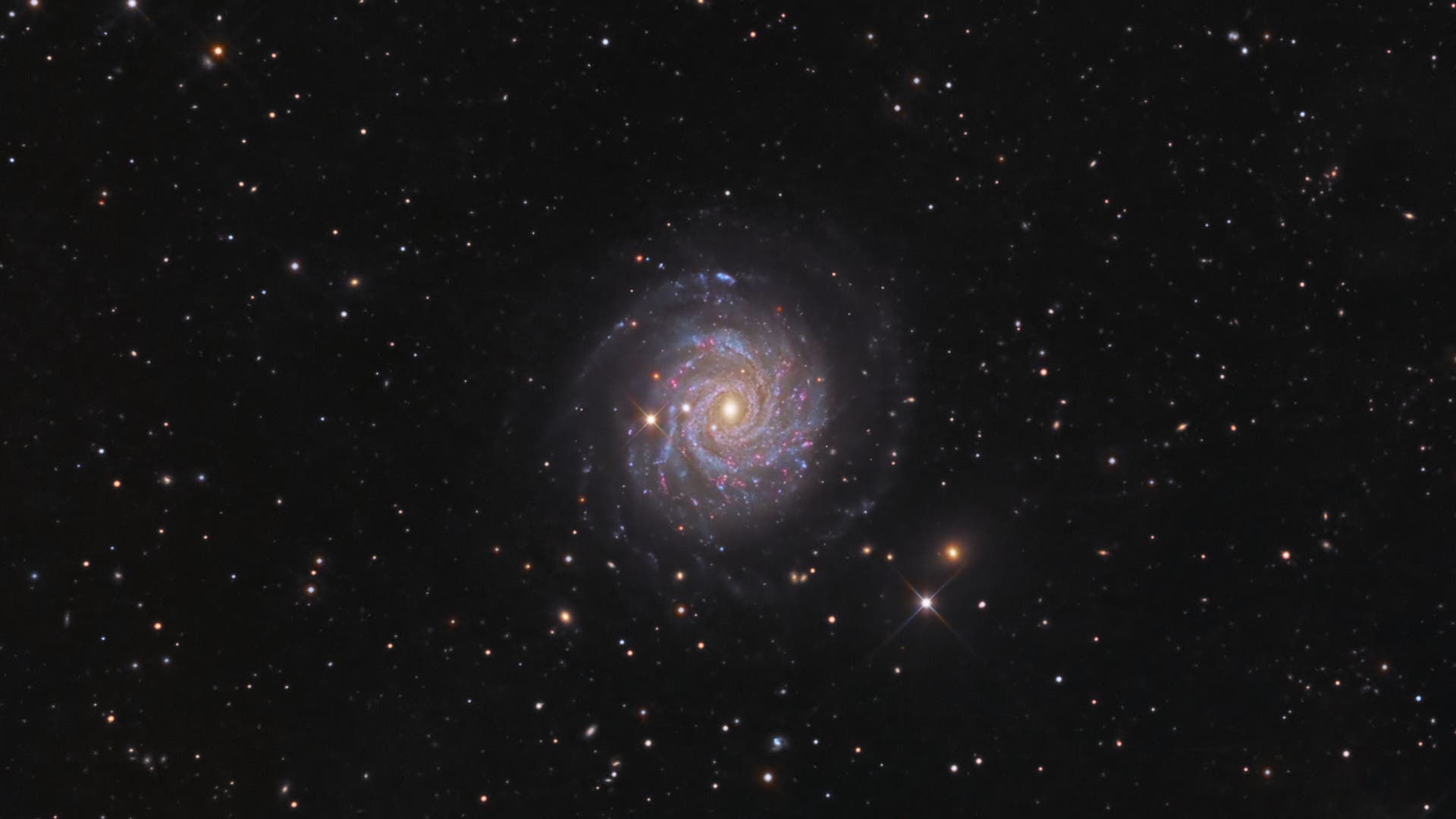 NGC 3344, ein Juwel am nördlichen Firmament - Spektrum der Wissenschaft