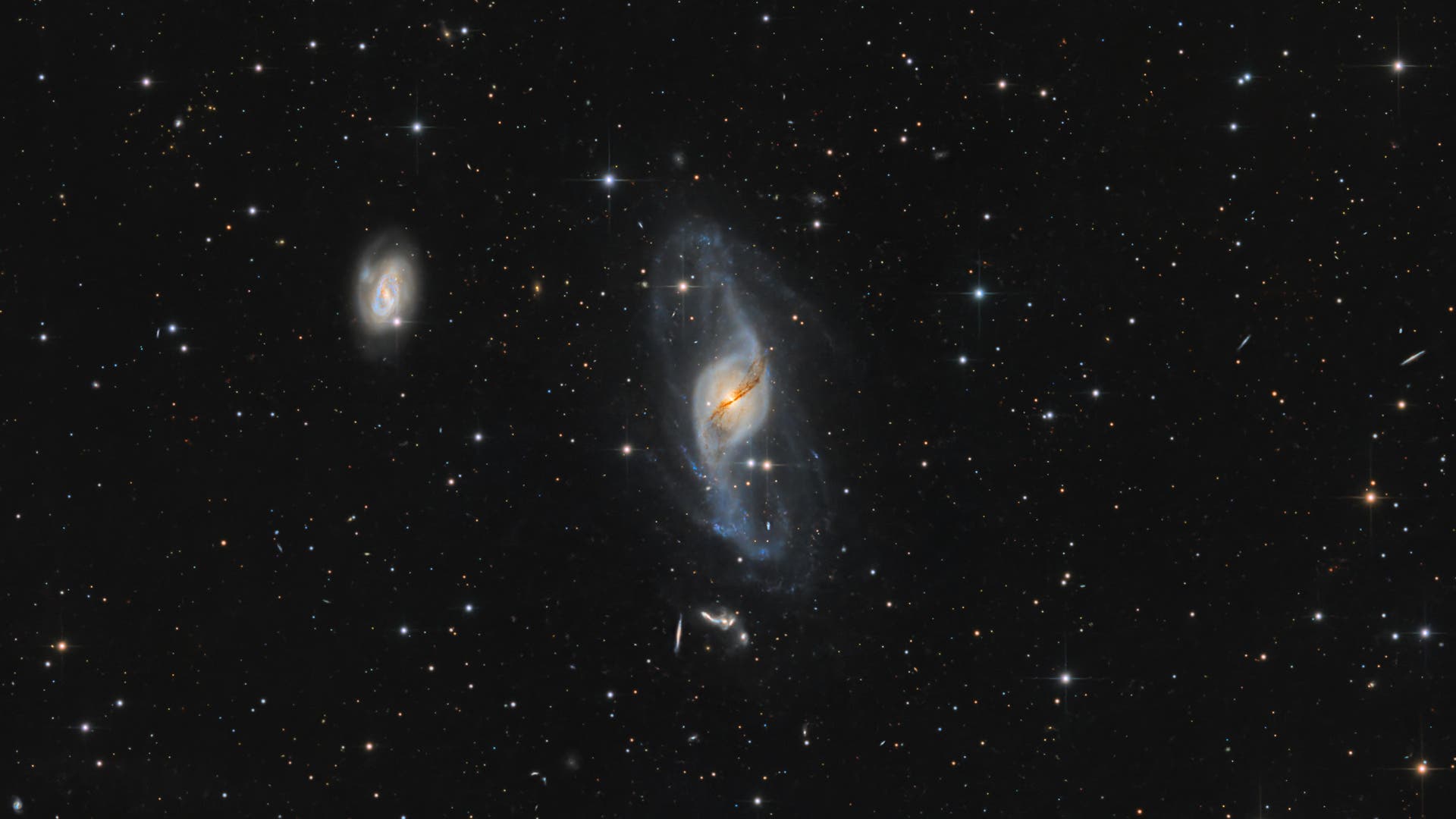 NGC 3718 und NGC 3729 - Spektrum der Wissenschaft