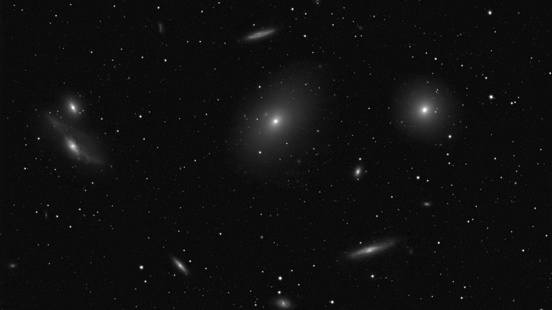 NGC 4438, NGC4388-M86-M84_17-28-31. Mai 2014 - Spektrum der Wissenschaft