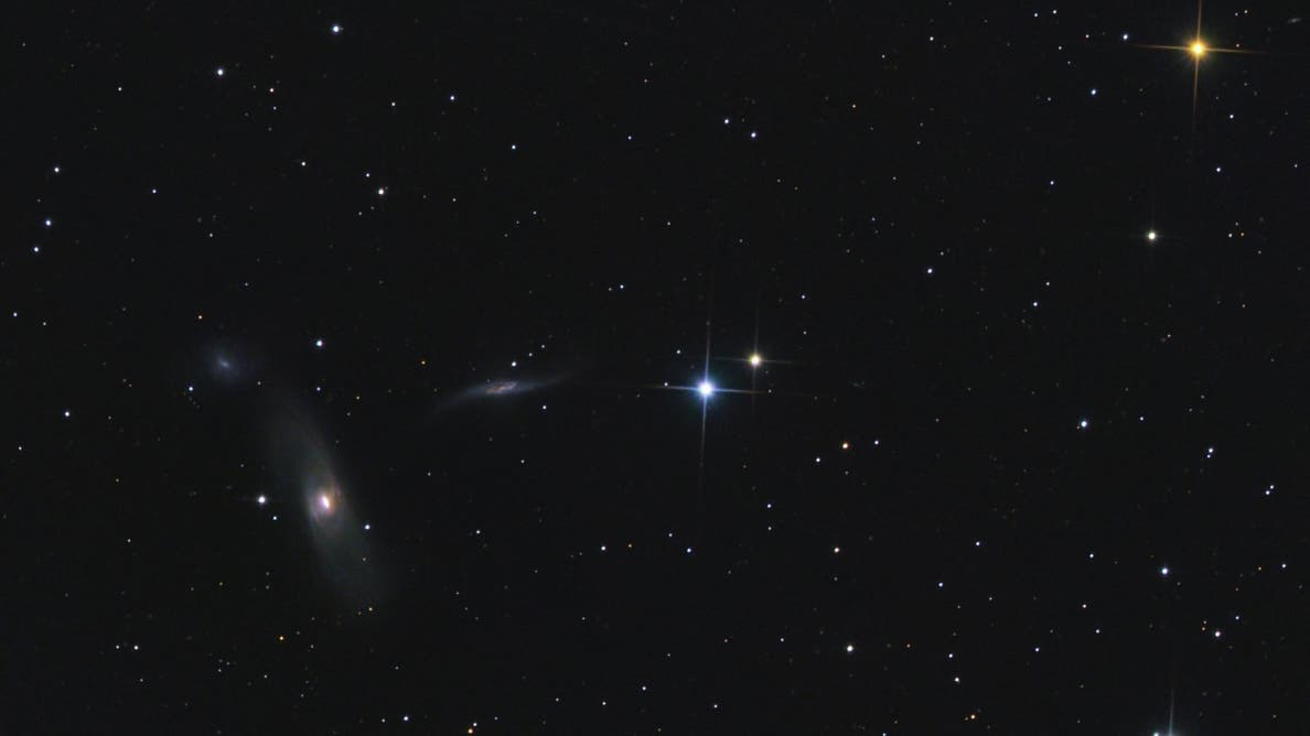 Die Galaxiengruppe NGC 5566/5560/5569 - Spektrum der Wissenschaft