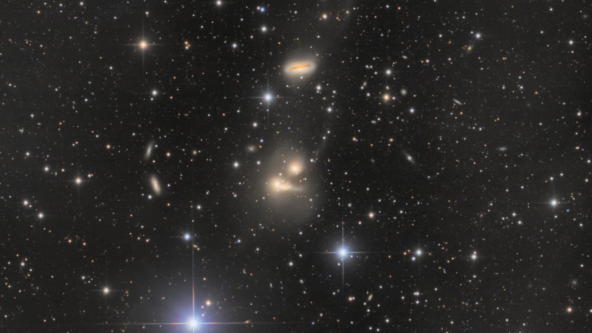 Hickson Compact Group HCG 90 - Spektrum der Wissenschaft