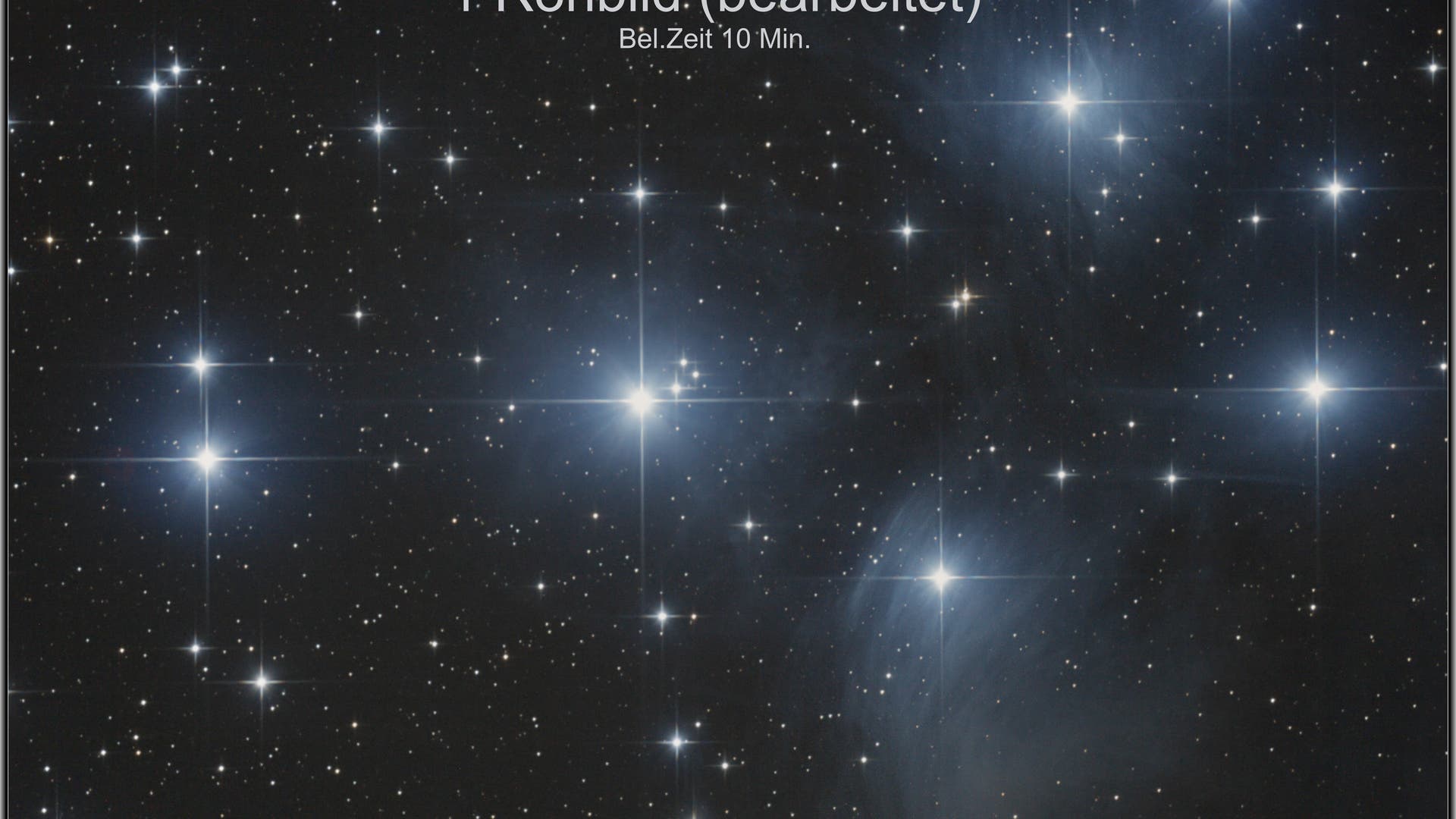 Messier 45 - Plejaden (Siebengestirn) - Spektrum der Wissenschaft