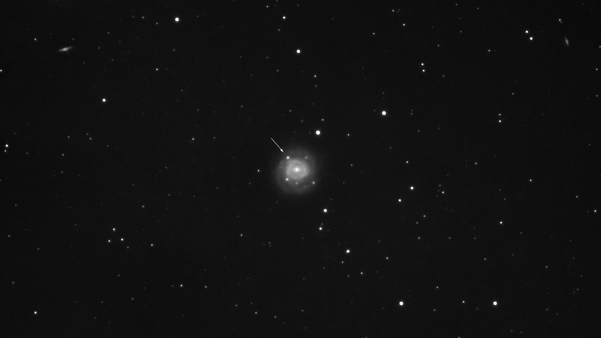 Supernova SN2025 fvw in NGC 5957 - Spektrum der Wissenschaft