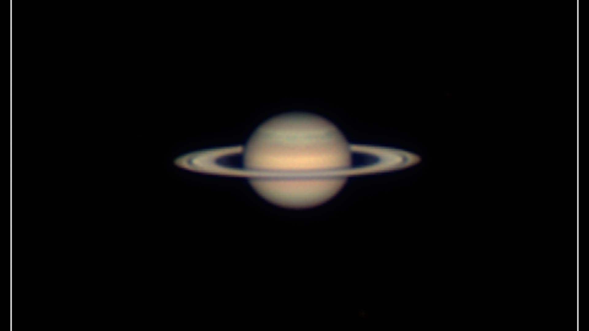 Saturn mit Sturm - Spektrum der Wissenschaft