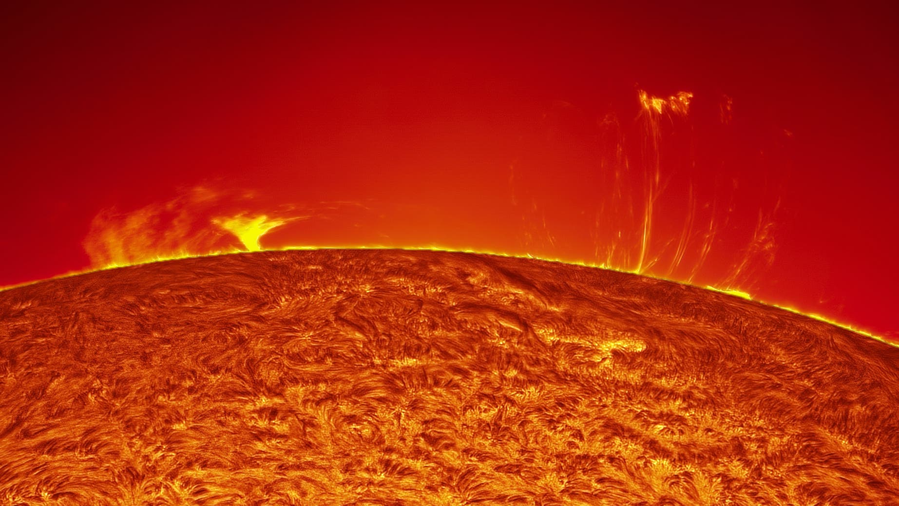 Large solar prominence - Spektrum der Wissenschaft