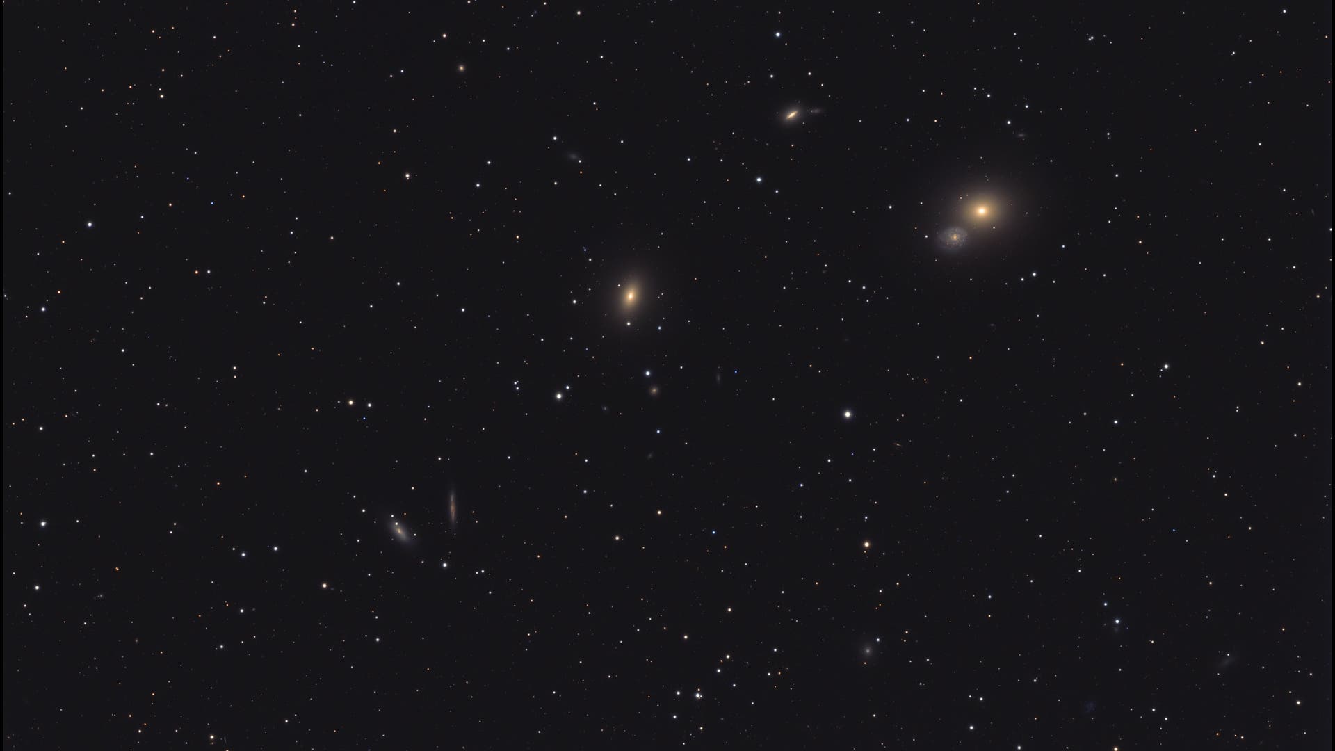 Messier 59, 60 & mehr - Spektrum der Wissenschaft