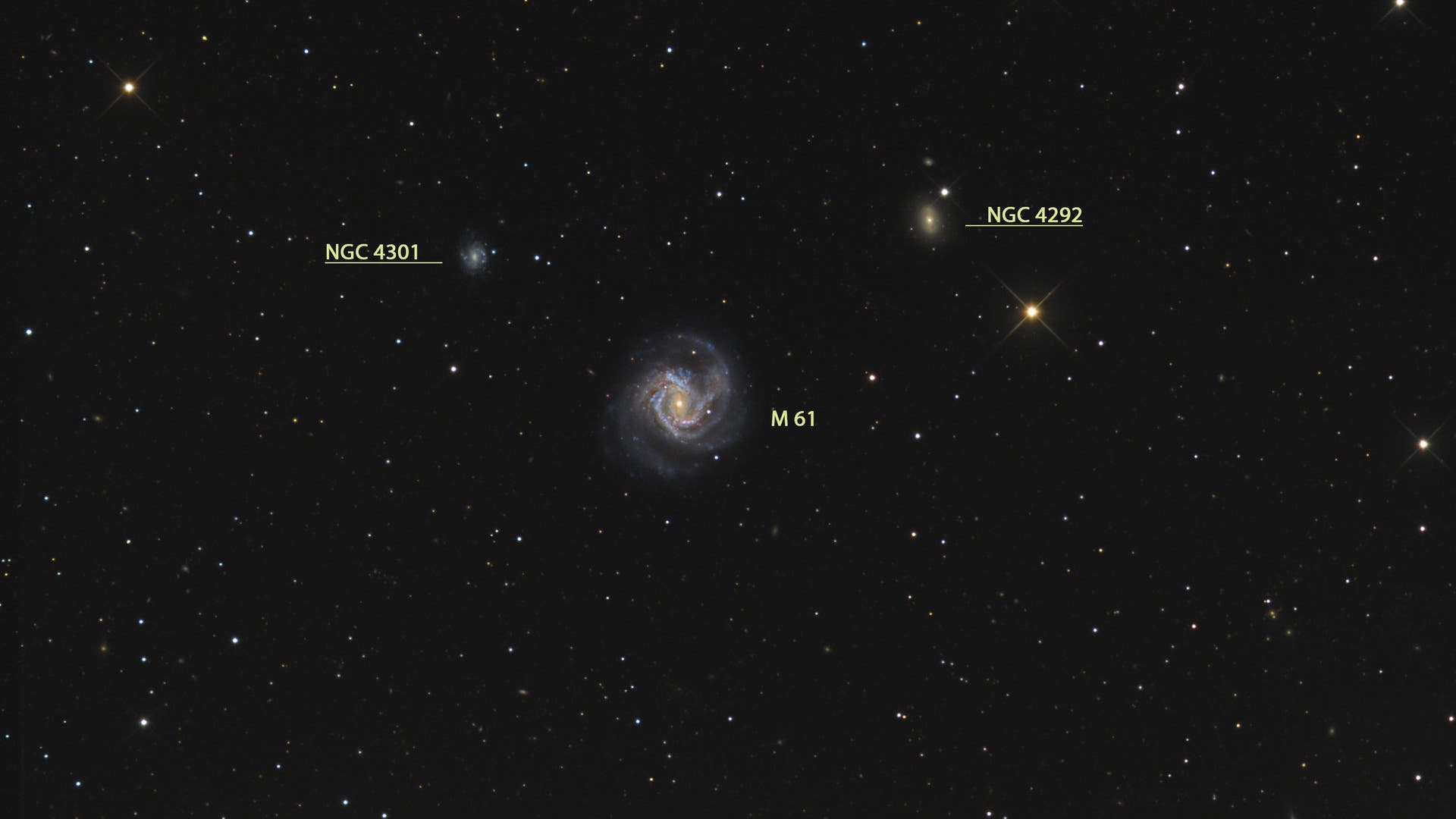 Messier 61 (Objekte) - Spektrum der Wissenschaft