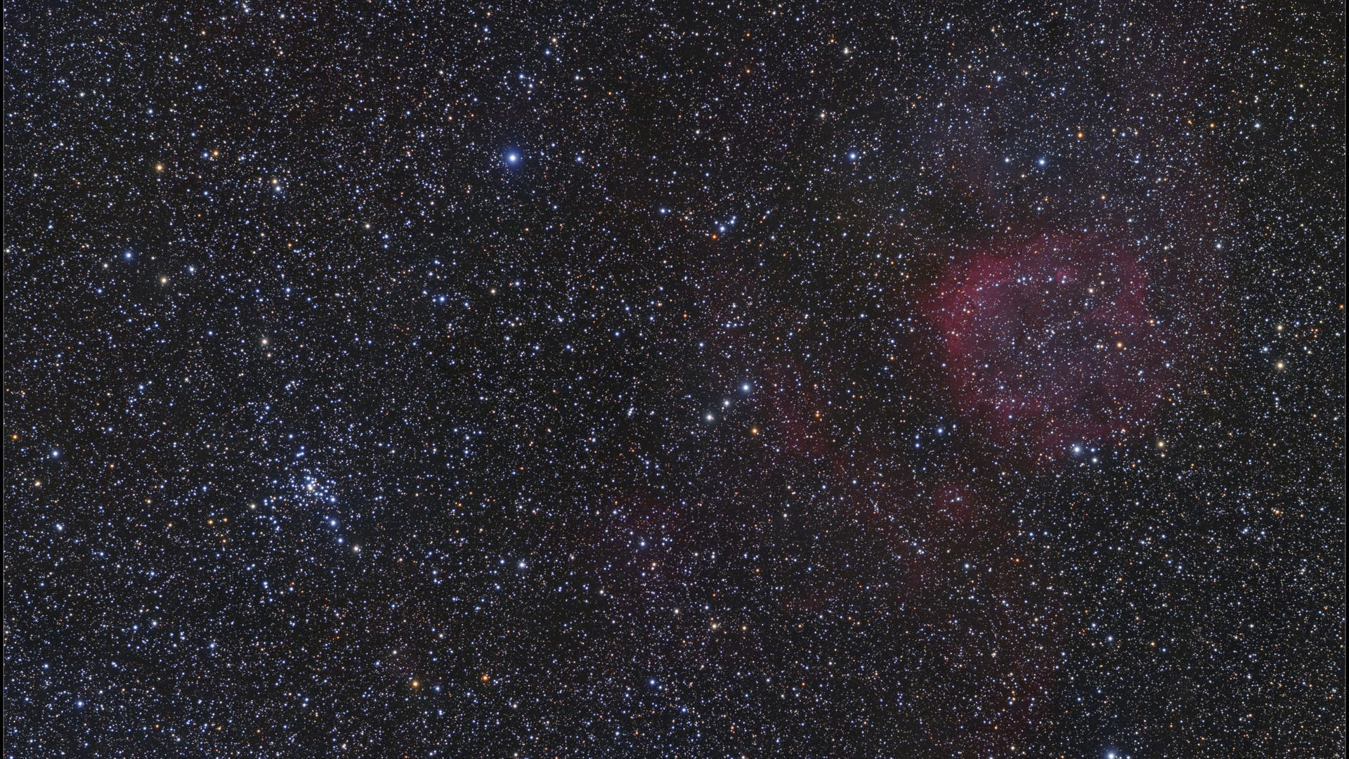 NGC 2301 & Sh2-284 - Spektrum der Wissenschaft
