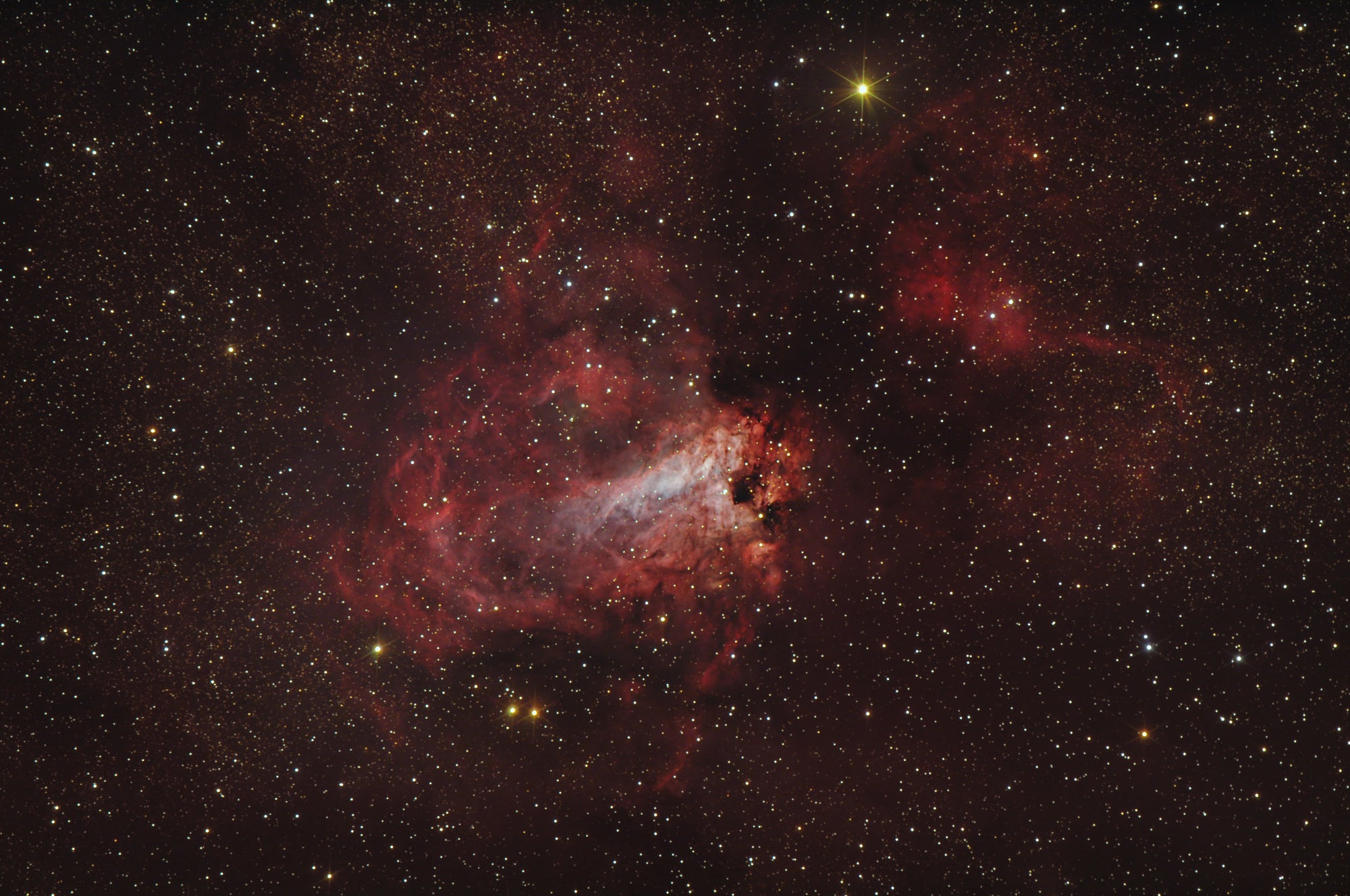 Messier 17 Omeganebel - Spektrum der Wissenschaft