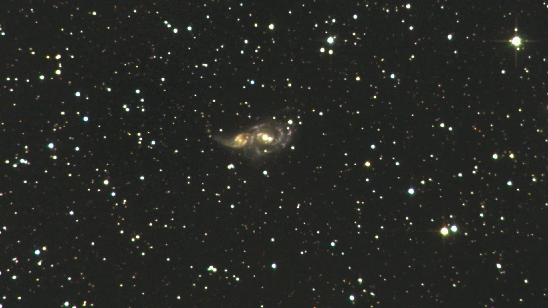 NGC 2207/IC 2163 in Canis Major - Spektrum der Wissenschaft