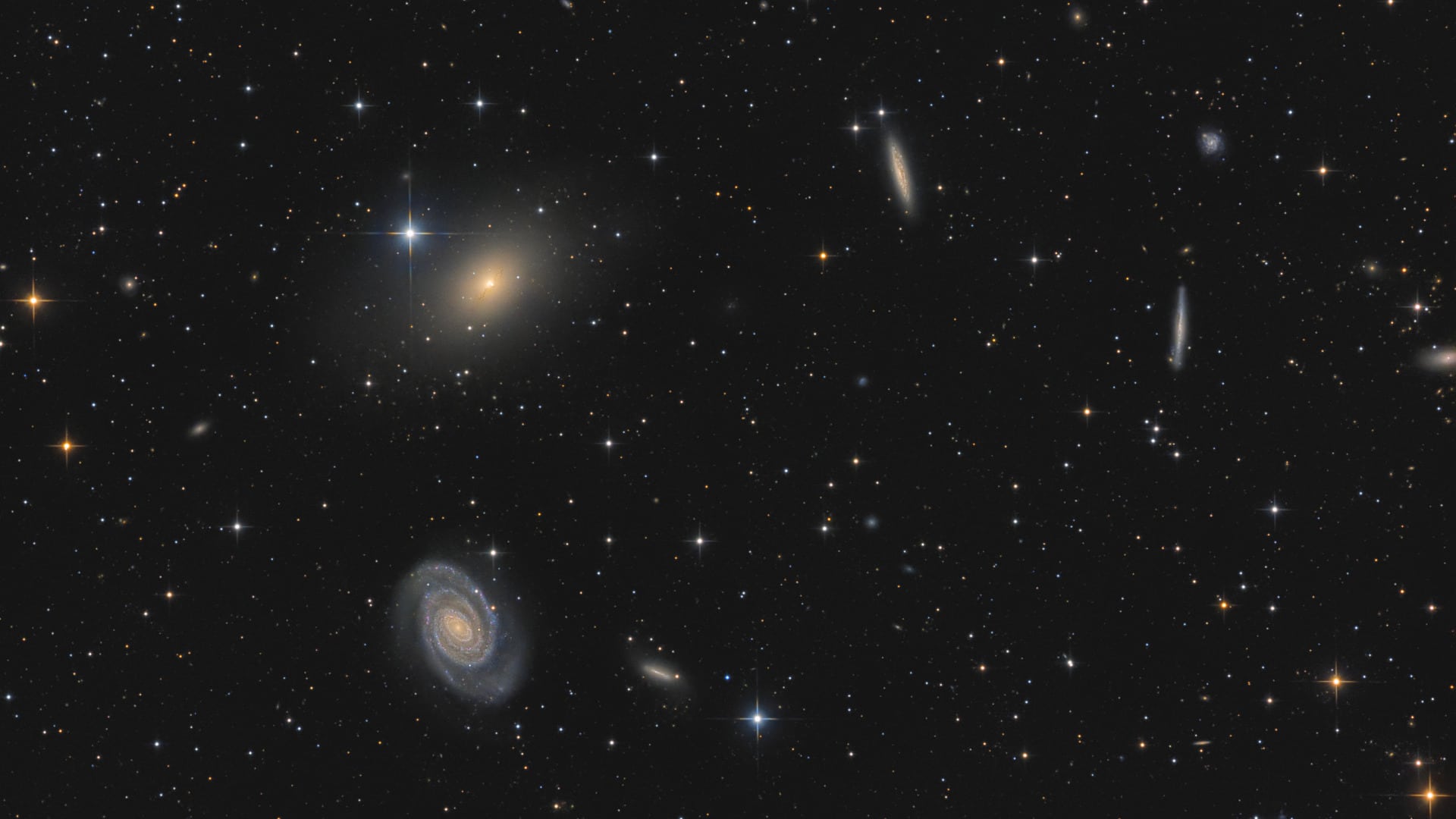 Galaxiengruppe NGC 5363/64 - Spektrum der Wissenschaft