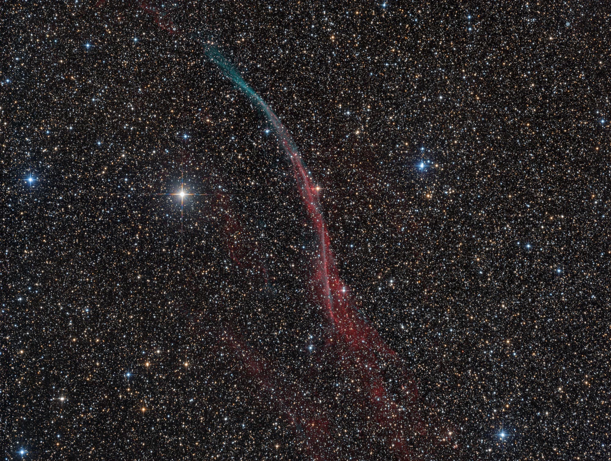 Sh2-91 Supernova-Überrest im Schwan - Spektrum der Wissenschaft