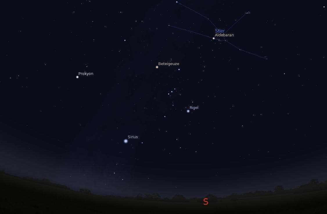 Beobachtungsaufruf: Unbekannter Nebel bei Aldebaran? - Spektrum der Wissenschaft