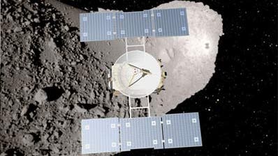 Raumfahrt: Weltraumsonde sammelt Asteroiden-Bodenprobe - Spektrum der ...