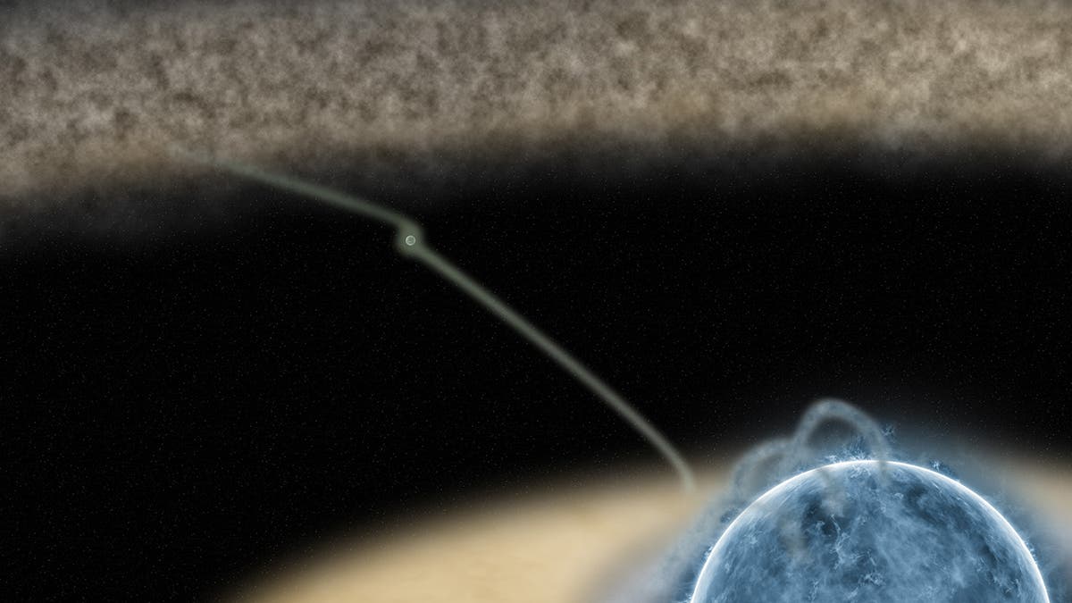 Steuert ein Exoplanet den Fluss von Gas und Staub zum Stern HD 100456 ...