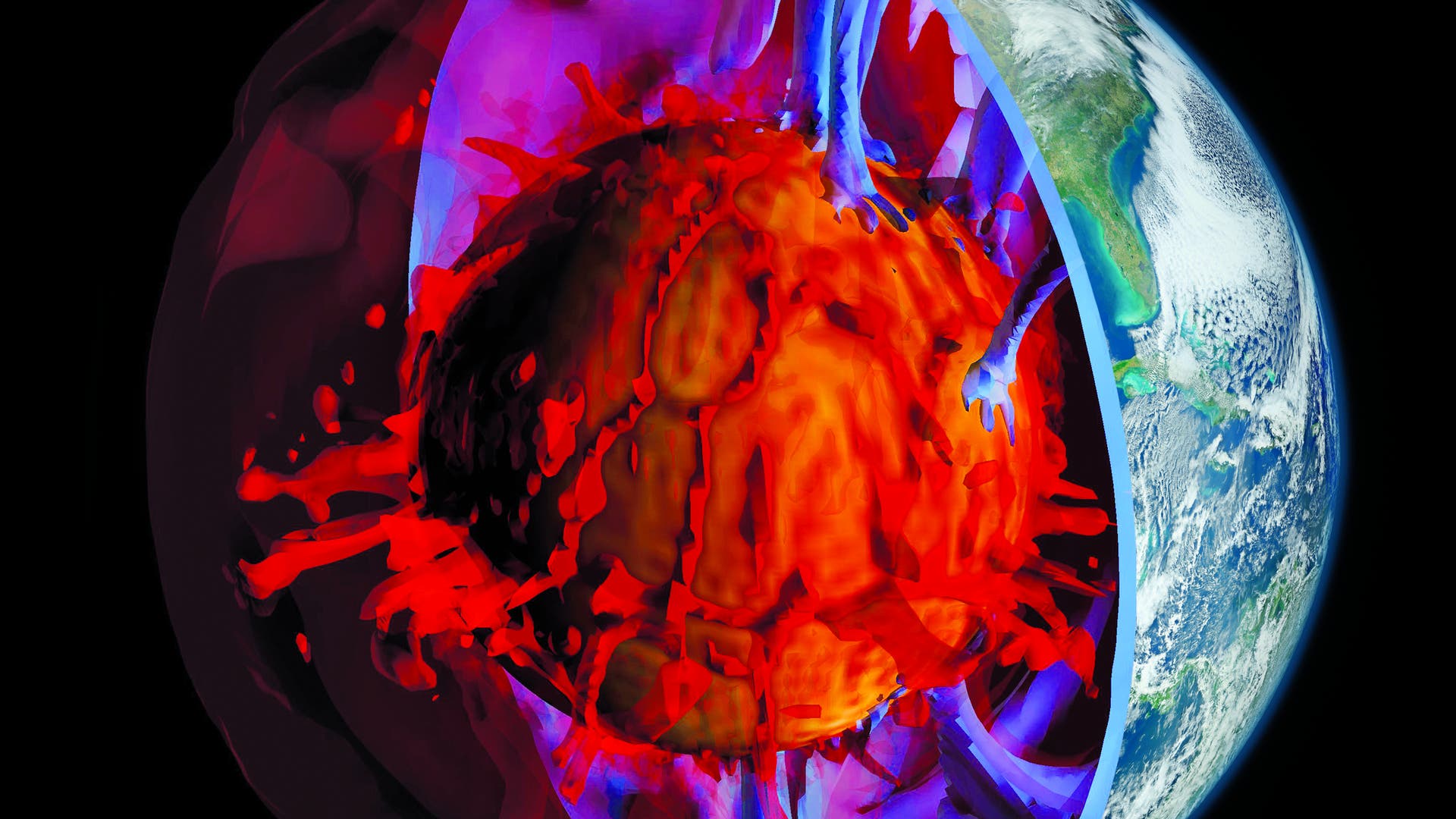 Tektonik: Der Erdkern rotiert variabel - Spektrum der Wissenschaft