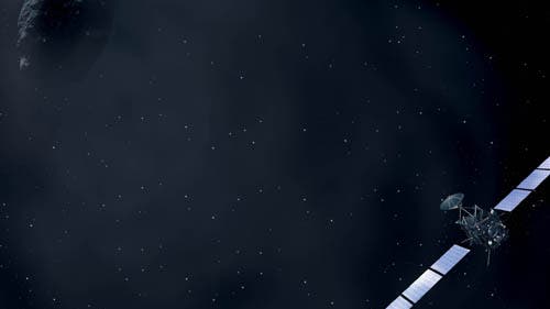 Kometenforschung: Raumsonde Rosetta geht schlafen - Spektrum der ...