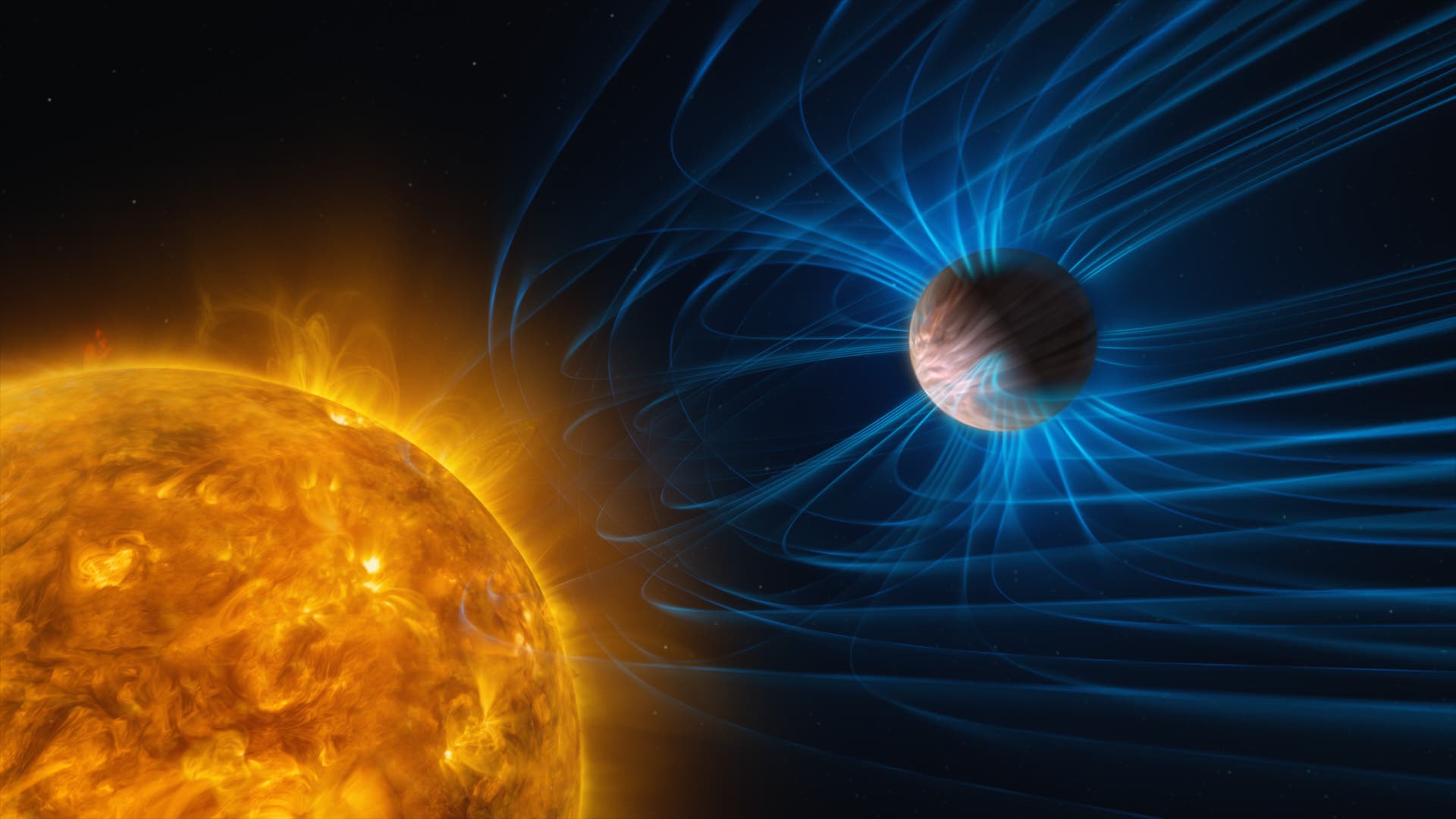 Ferne Welten: Erstmals Magnetfelder auf Exoplaneten nachgewiesen ...
