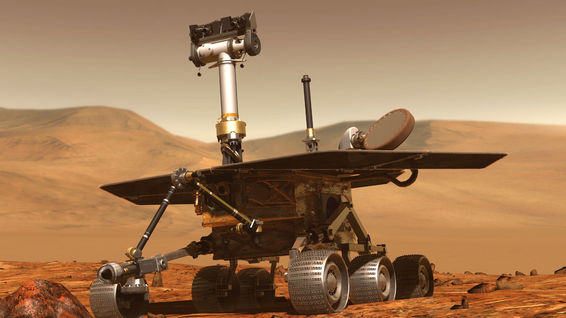 Rover Opportunity: Marsveteran steckt in argen Schwierigkeiten ...