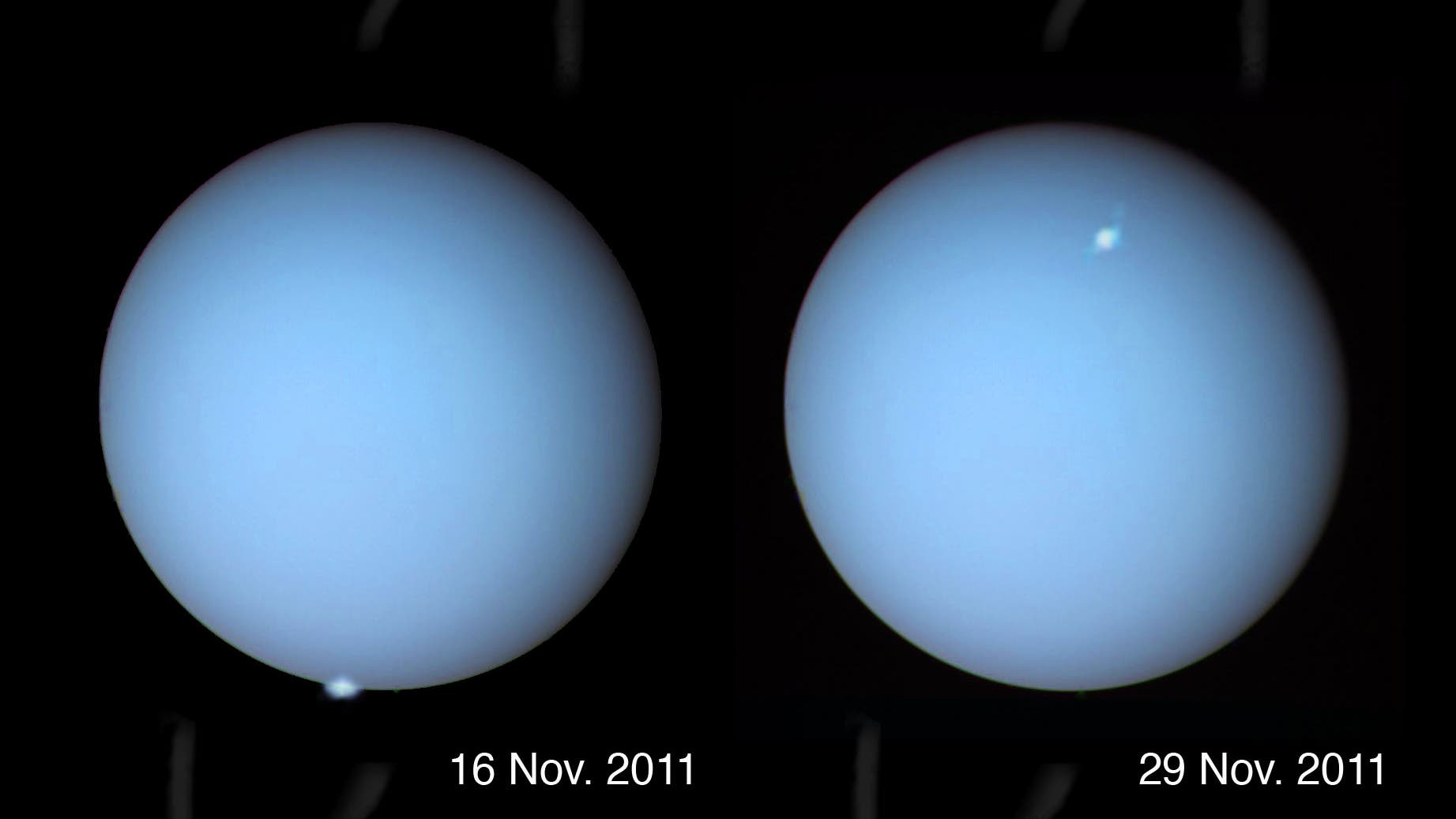 Planetare Magnetfelder: Polarlichter auf Uranus - Spektrum der Wissenschaft