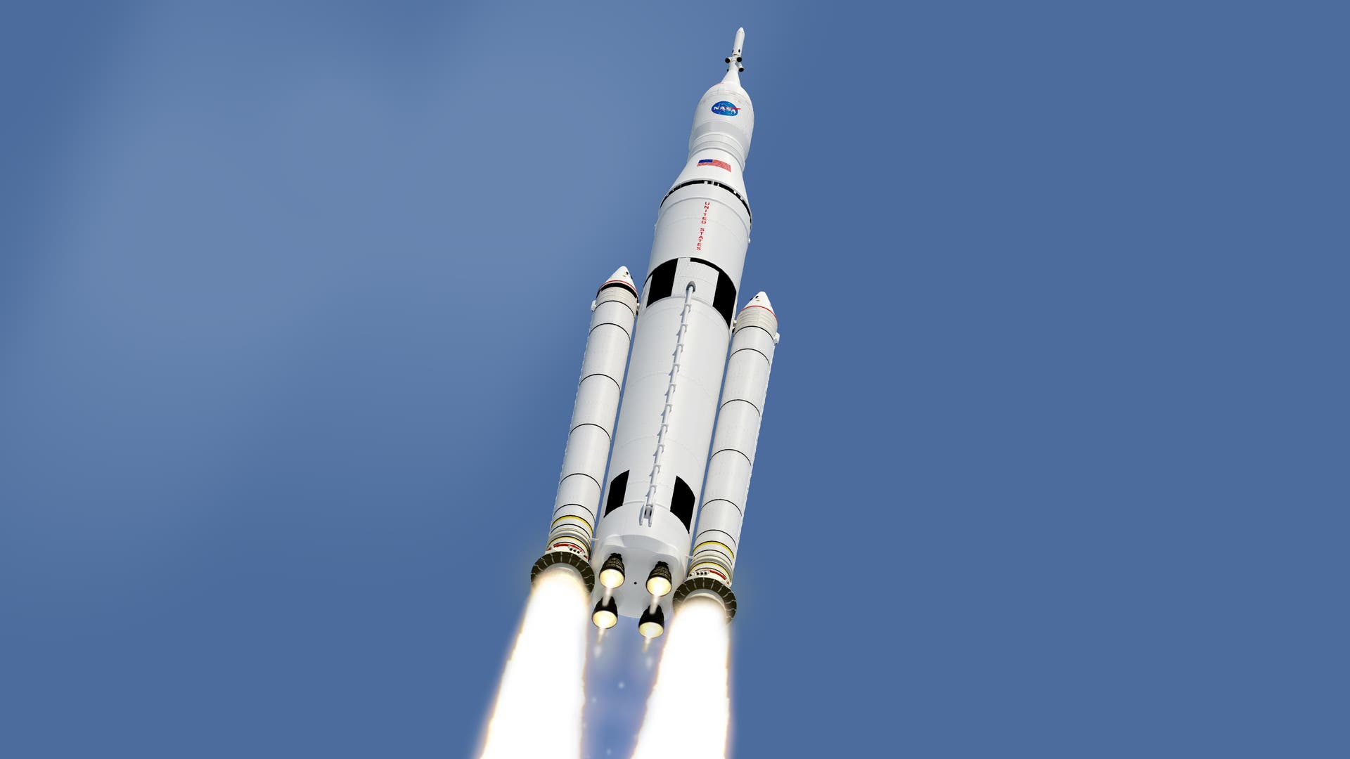 Die Monsterrakete Space Launch System soll Menschen zum Mond und zum ...
