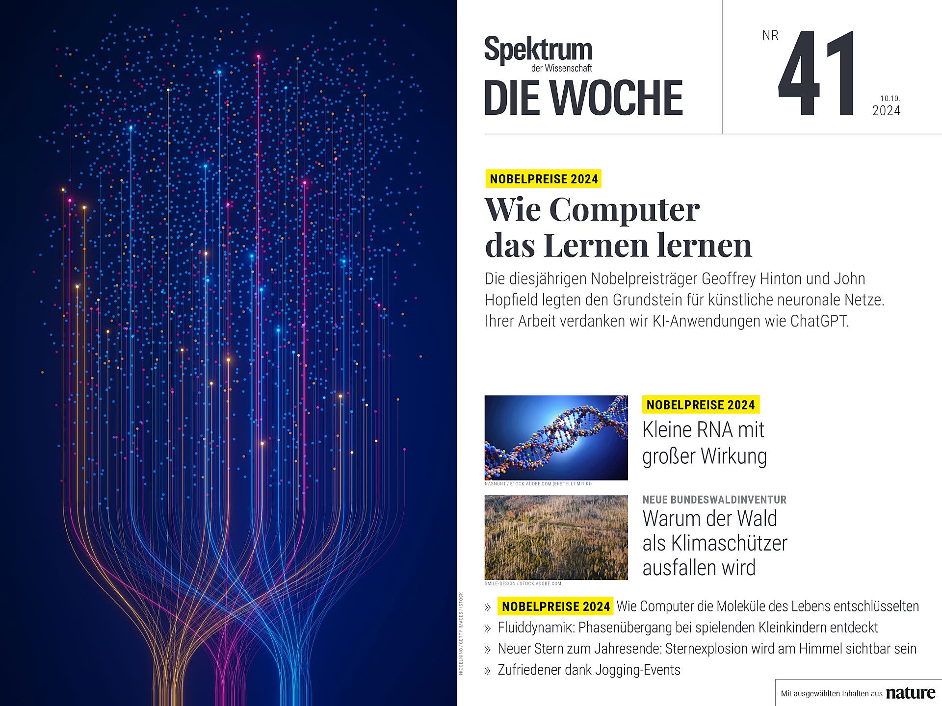 Wie Computer das Lernen lernen - Spektrum - Die Woche 41/2024 ...